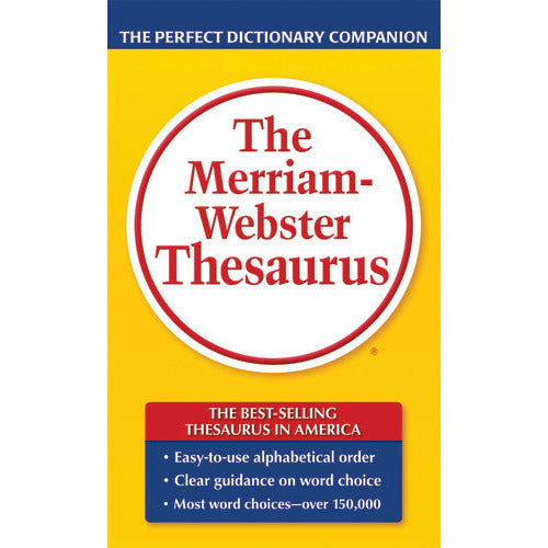The Merriam-Webster Thesaurus – Menucha Classroom Solutions